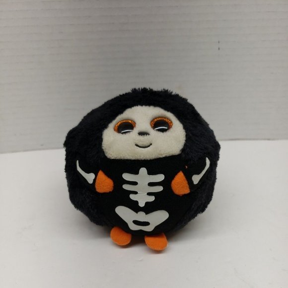 Ty | Toys | Ty Beanie Boos Ballz Spooky Halloween Skeleton 45 No Tags ...